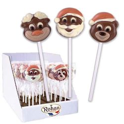 Rohan Sucettes de noël au chocolat au lait 1X – Les Candy de Turi